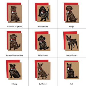 French Bulldog Christmas Card, Frenchie, Dog Holiday Card, Jingle Bell ...