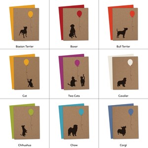 Corgi Birthday Card, Congratulations Card, Balloon - Etsy