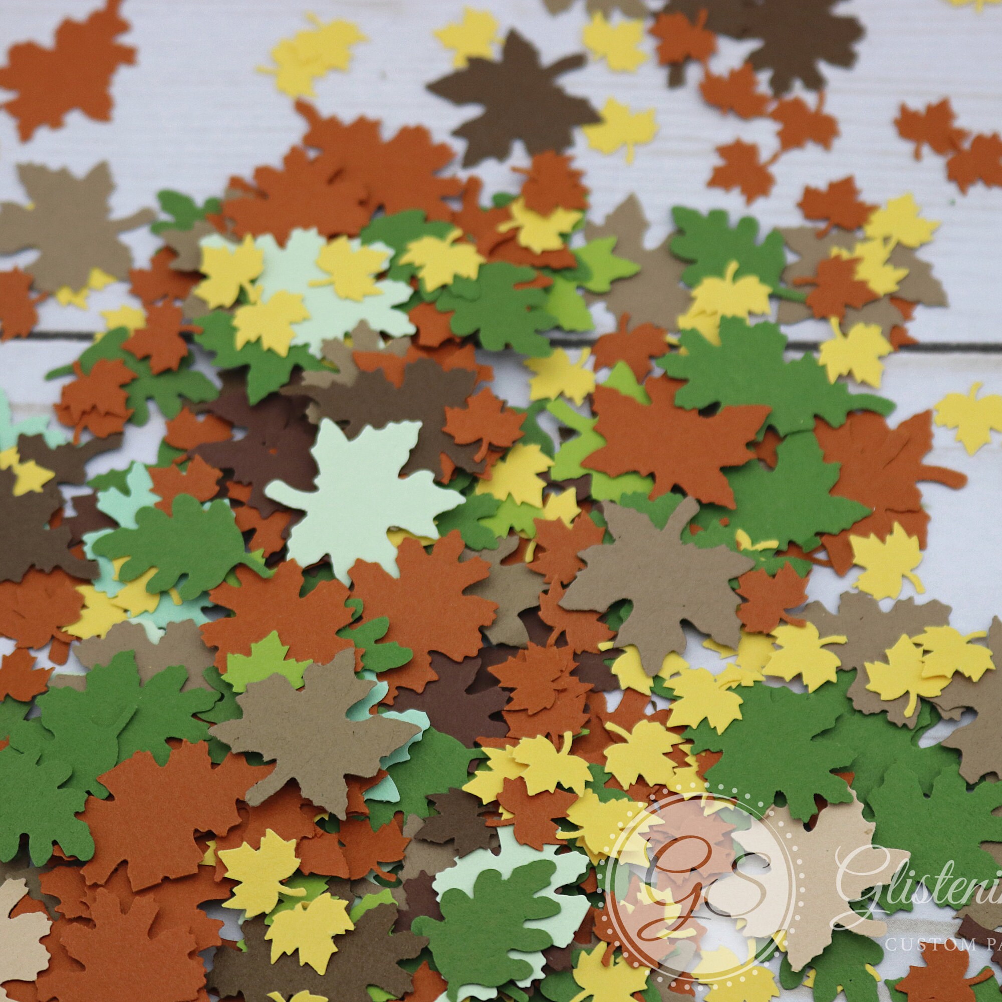 Fall Autumn Leaf Confetti Various Colors and Sizes of Leaves - Etsy