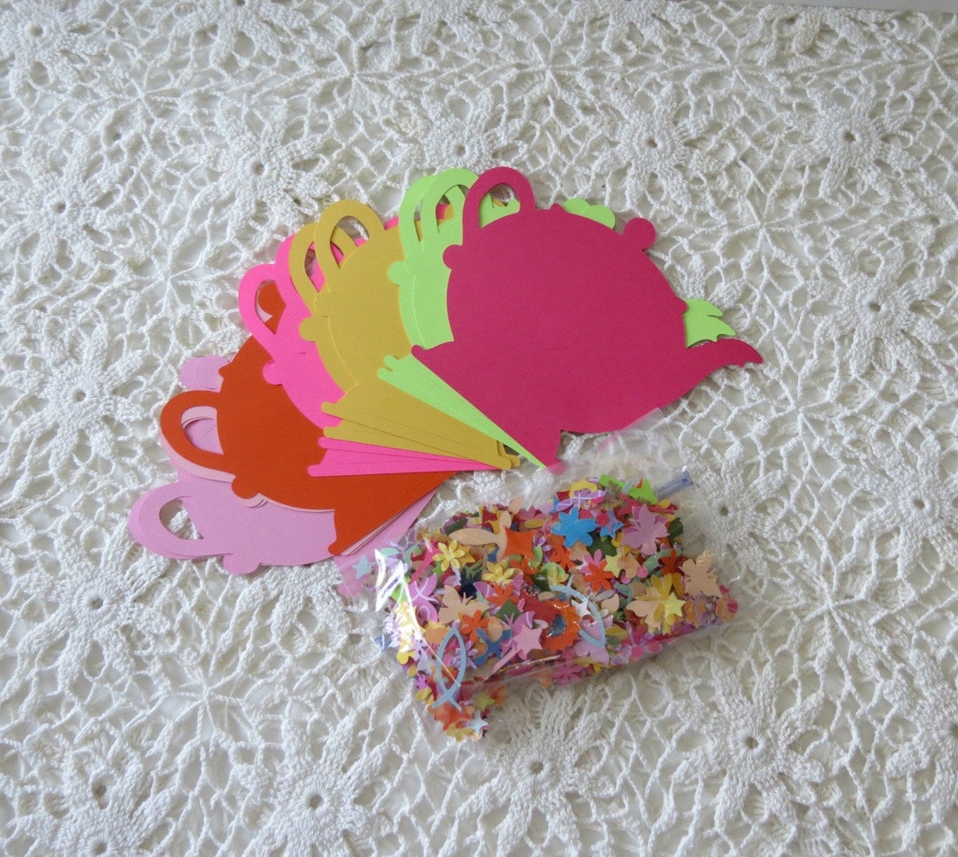 Tea Party Craft Tea Pot Craft You Decorate 12 Pots With More Than 200 ...