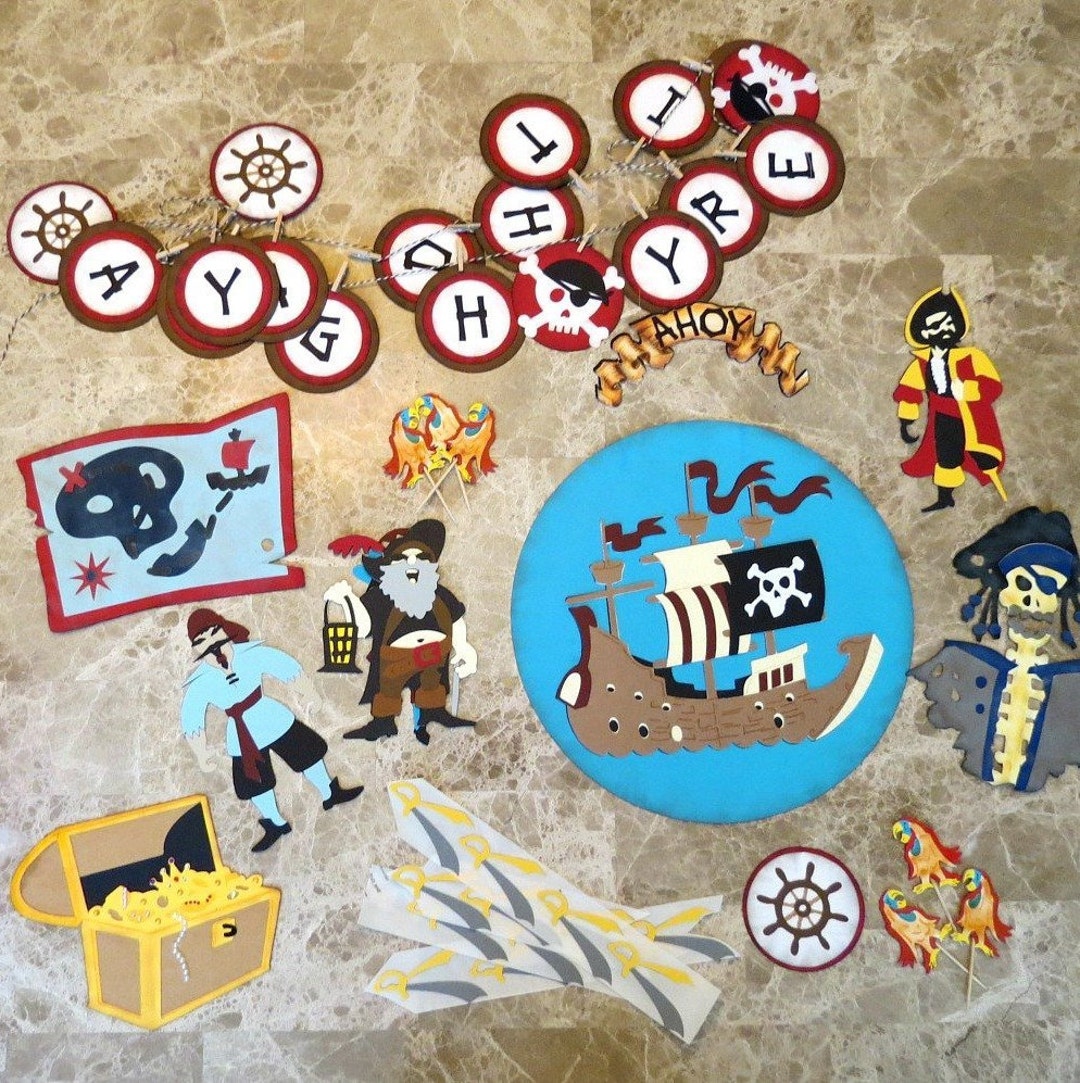 Pirate Party Decor Full Set Discounted All Pcs. Shown Party Package ...