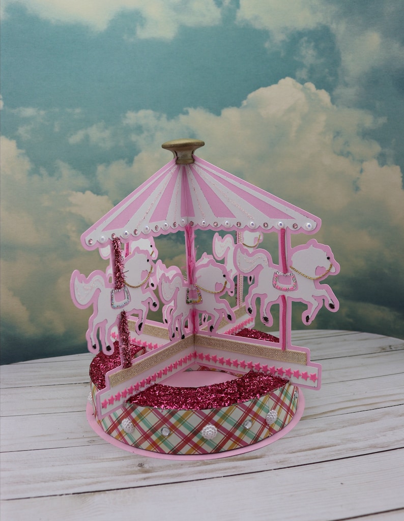 Carousel Baby Shower Child's Party Table Centerpiece | Etsy