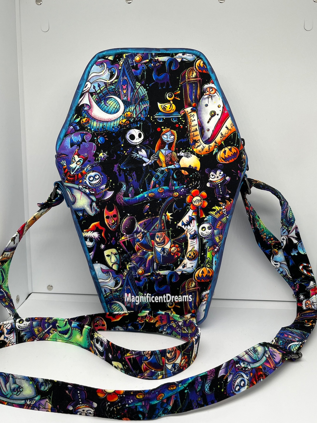 Nightmare Before Christmas Coffin Crossbody Bag, NBC, Coffin Style ...