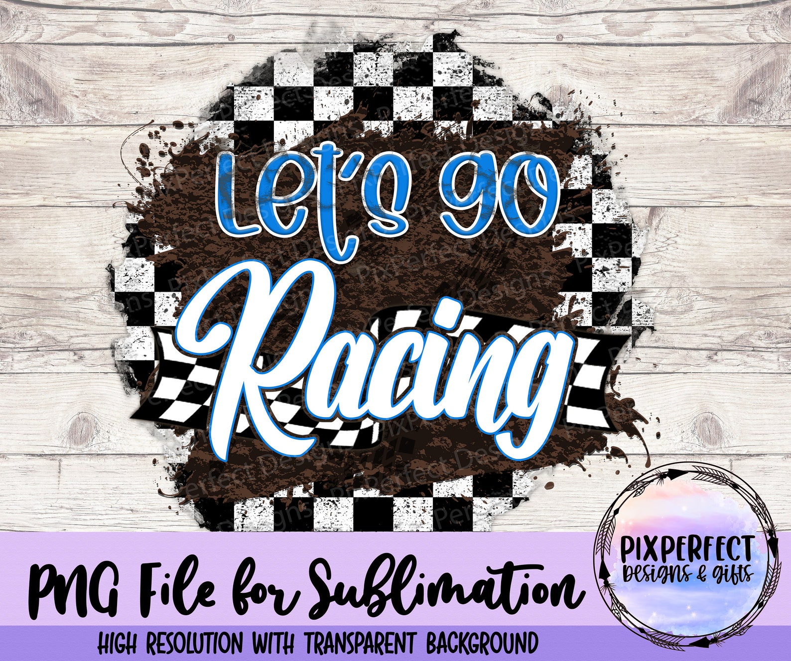 Let's Go Racing Sublimation PNG, Racing, Dirt Racing Digital Download ...