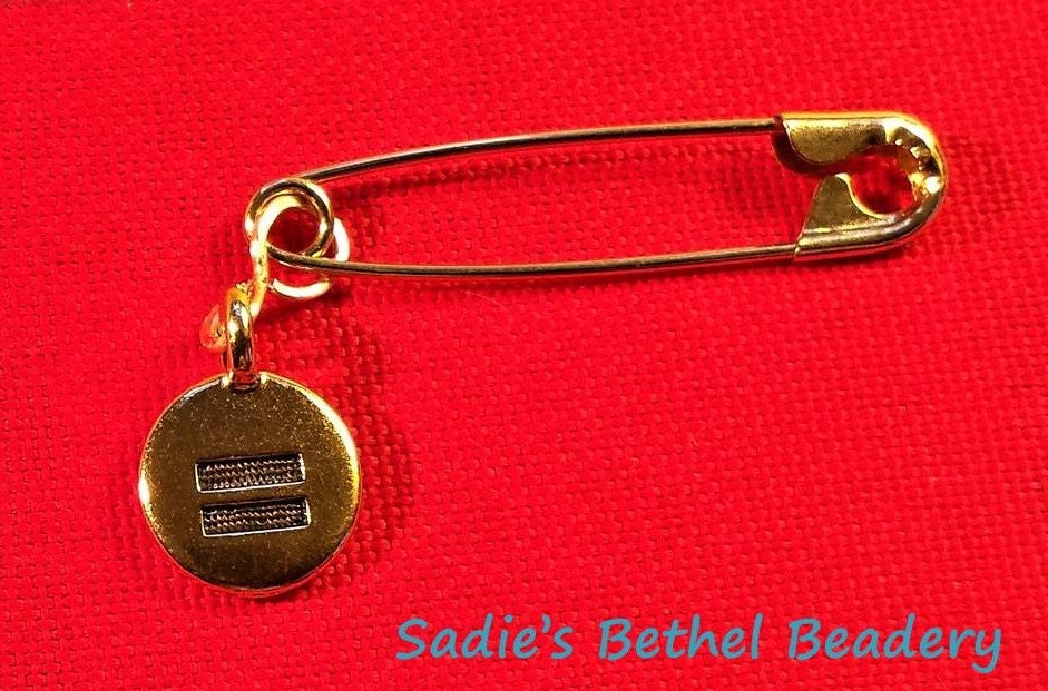 Safe Person Pin With Sharp Point in Gold or Silver Finish With - Etsy