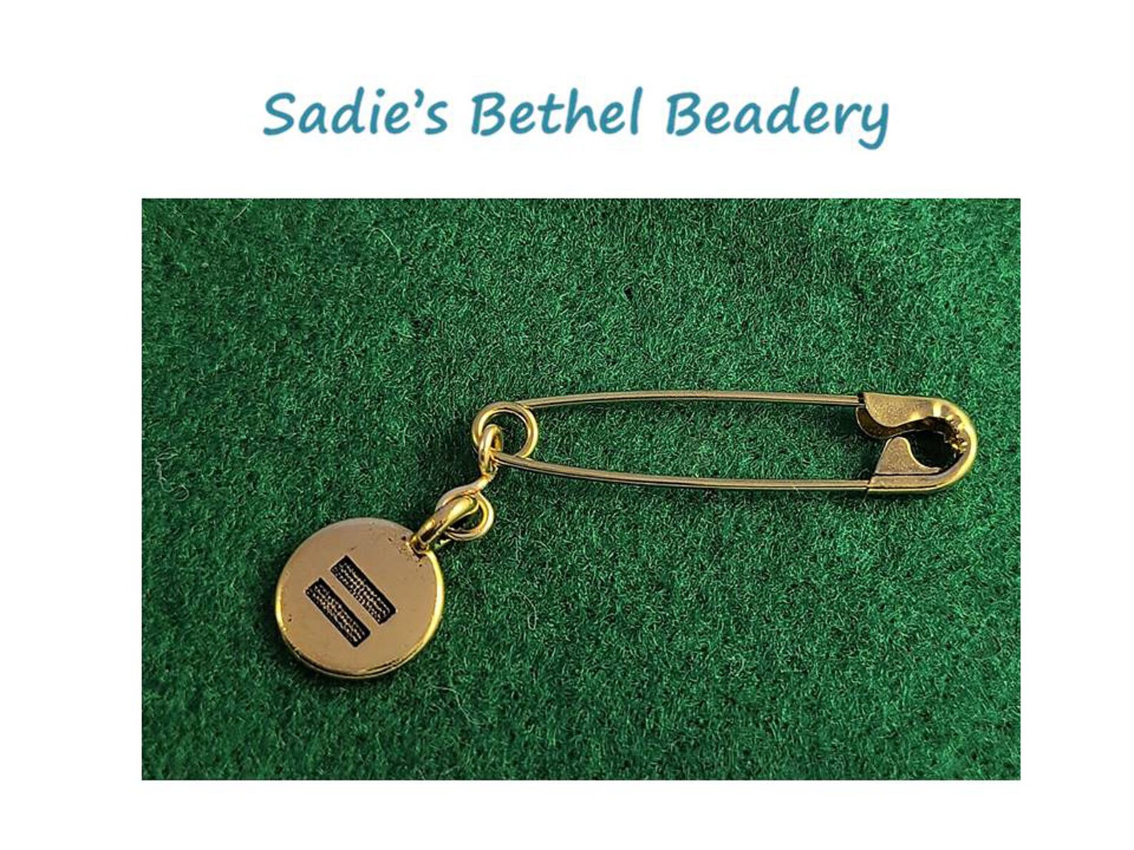 Safe Person Pin With Sharp Point in Gold or Silver Finish With | Etsy