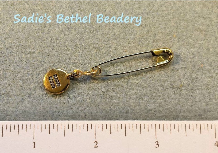 Safe Person Pin With Sharp Point in Gold or Silver Finish With - Etsy