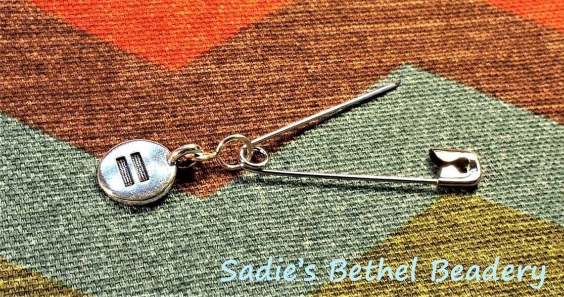 Safe Person Pin With Sharp Point in Gold or Silver Finish With | Etsy