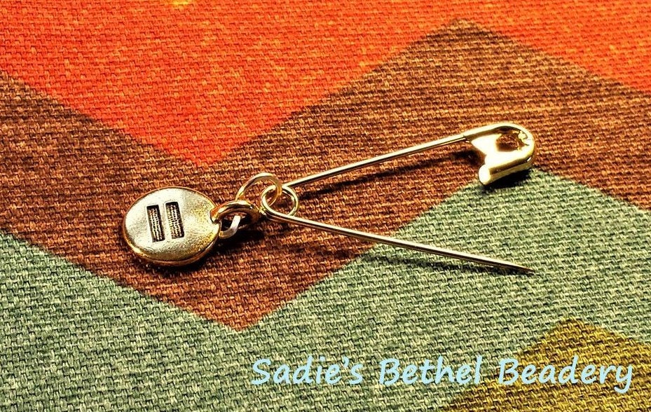 Safe Person Pin With Sharp Point in Gold or Silver Finish With - Etsy