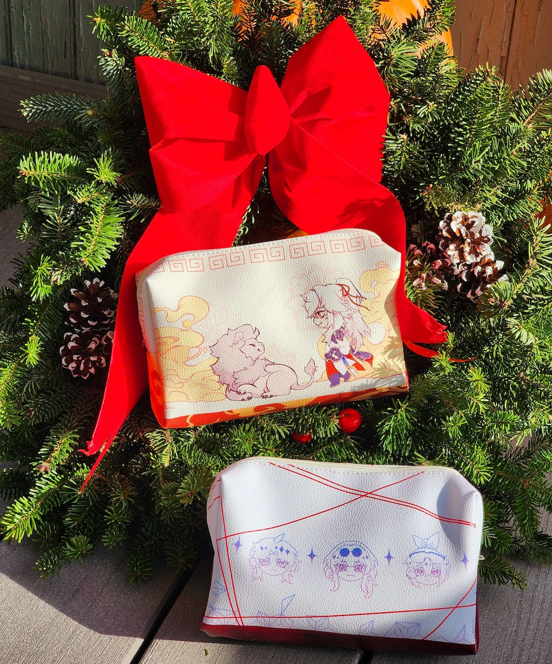 HSR Stellaron Hunters, Jing Yuan and Luofu Faux Leather Cosmetic Bags ...