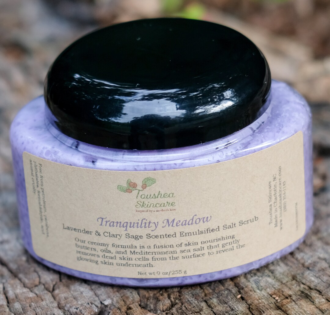 Lavender and Clary Sage Handmade Mediterranean Sea Salt Body Scrub ...