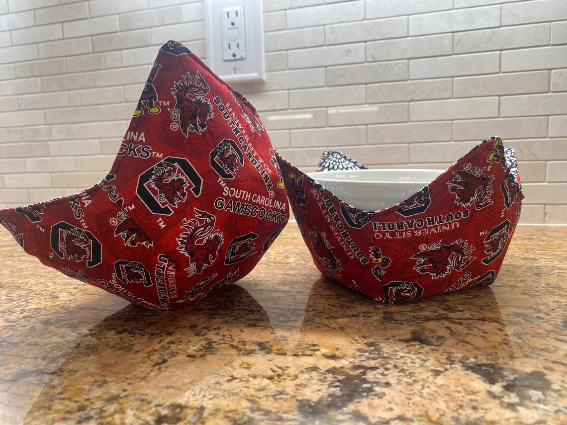 University of South Carolina/ Gamecocks/set of 2 Microwave Safe Bowl ...