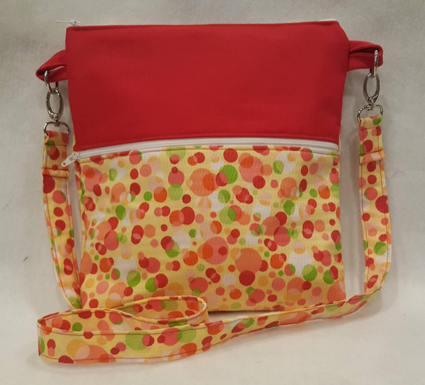 Handmade Purse/multi Colored/circles/bright Colored/summer Purse/gift ...