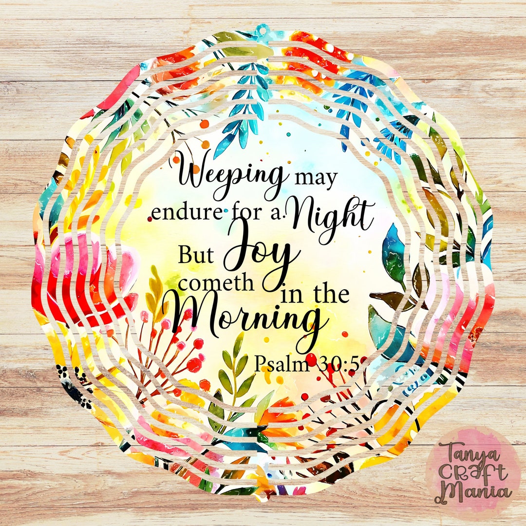 Christian Wind Spinner PNG, Bible Verse Wind Spinner Sublimation Design ...