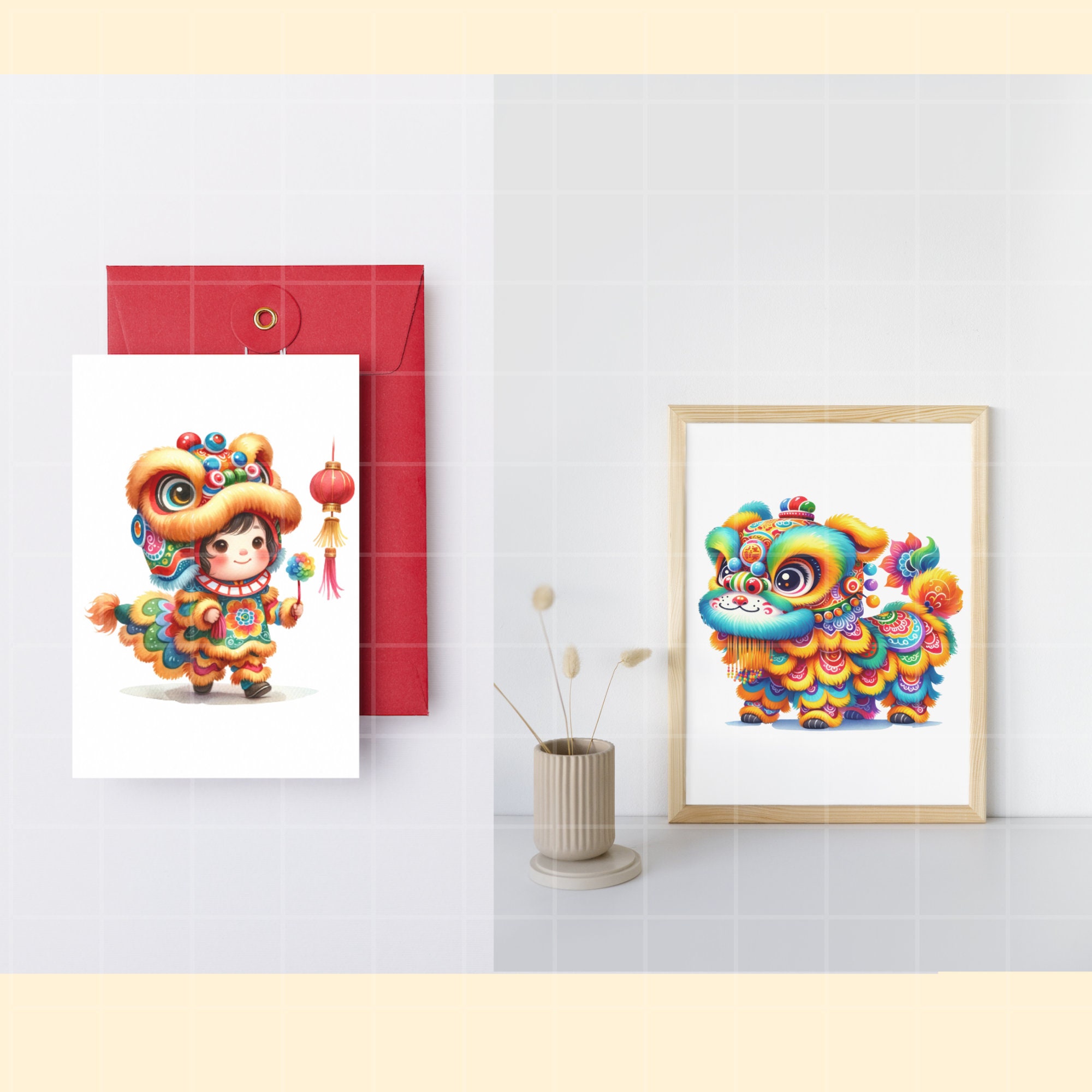 Chinese New Year Dragon Clipart, 2024 Lunar New Year, Watercolor ...