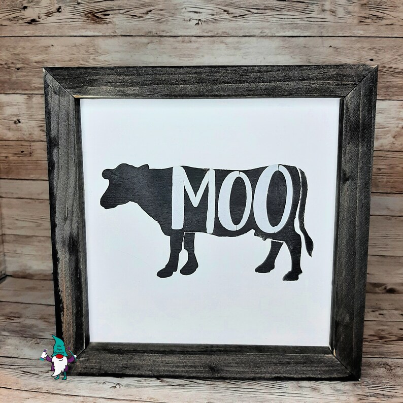 Farm Animals Signs Farmhouse Kitchen Décor | Etsy