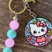 Custom Handmade Hello Kitty Keychain | Beaded Keychain | School ...
