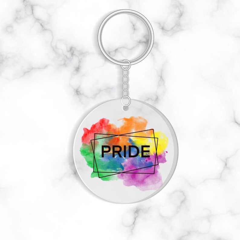 Pride Month Keychain | Acrylic Keychain | School Backpack Charm | Pride ...