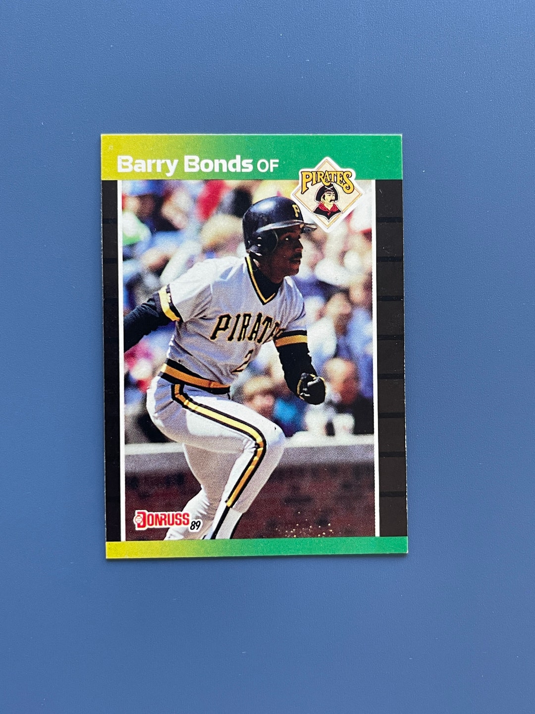 1989 Barry Bonds Leaf Donruss 92 Error Black Misprint on Leg Baseball ...
