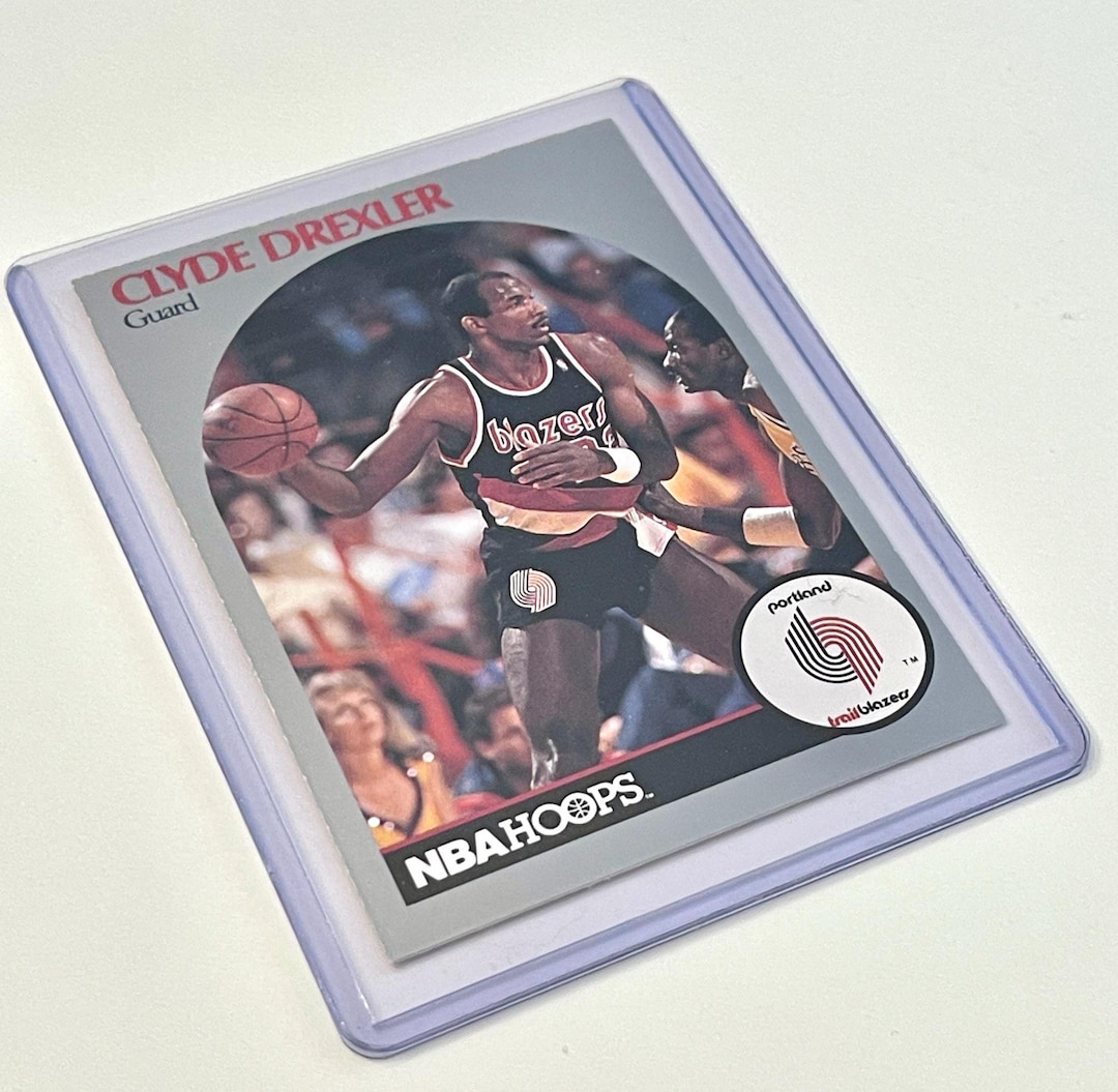 1990 Clyde Drexler NBA Hoops 245 Blazers NBA Basketball Player Trading Card - Etsy