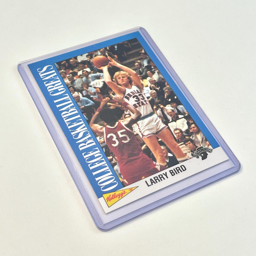 1992 Larry Bird Kellogg's Raisin Bran College Basketball Greats Indiana ...
