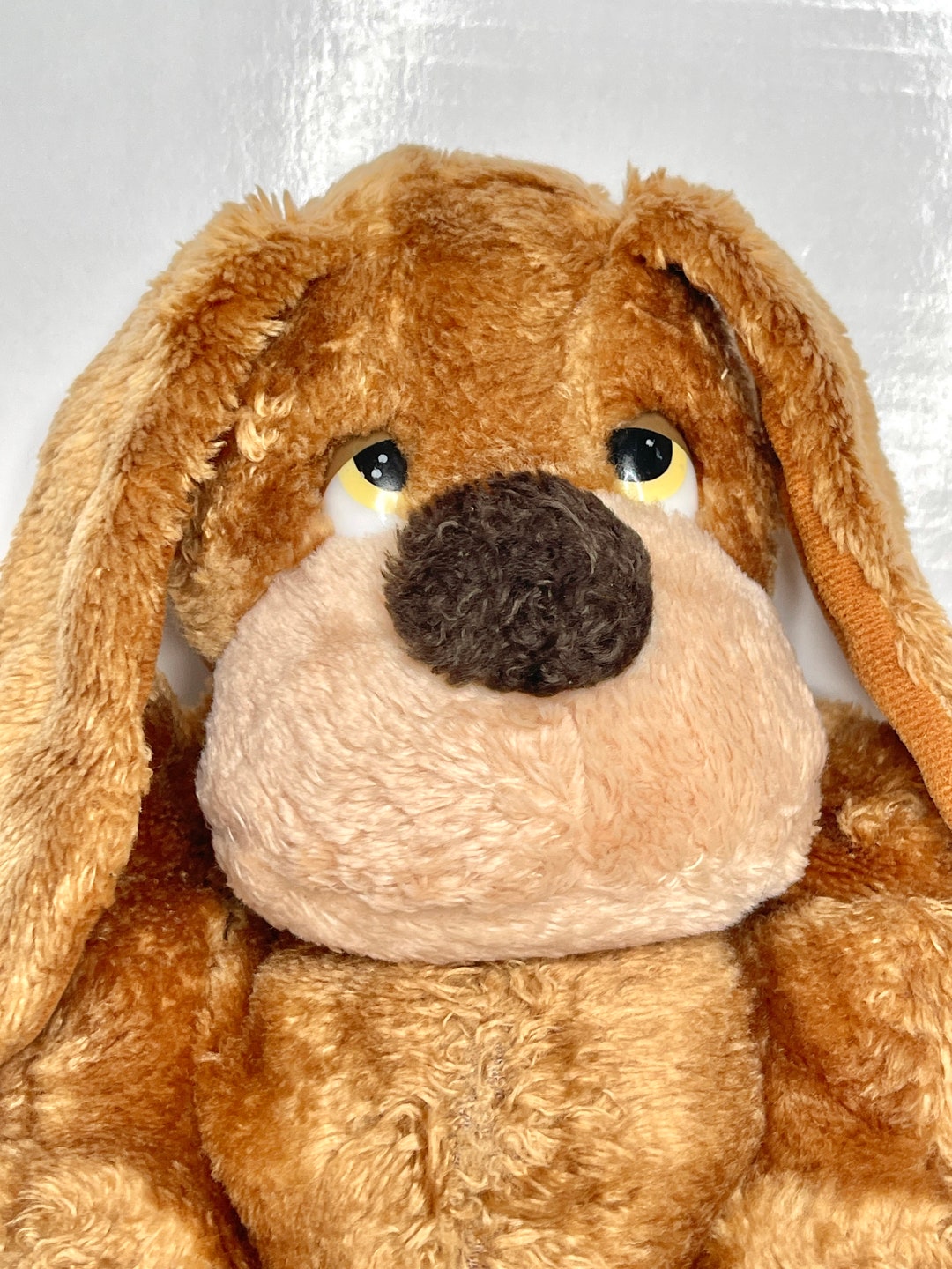 1985 Samuel Droopy Basset Hound Dog Floppy Ear Russ Berrie Puppet - Etsy