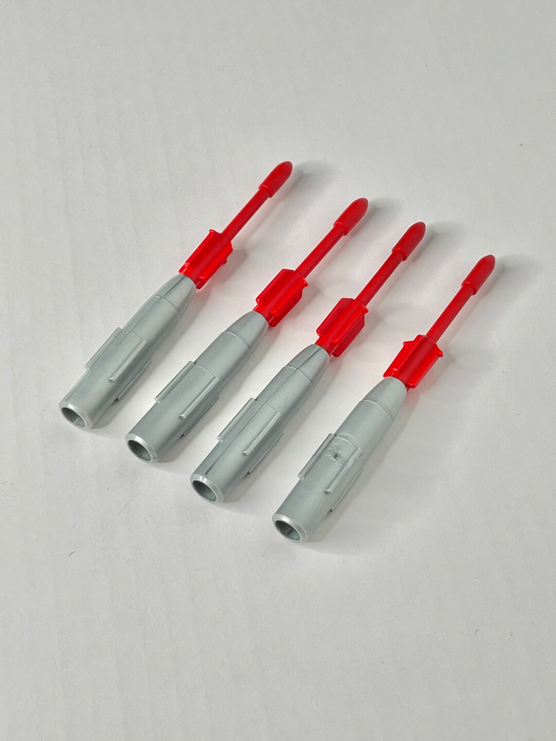 Silver Gray Red Missiles Accessories Parts to Fisher Price Construx 1980s Toys Play Set - Etsy