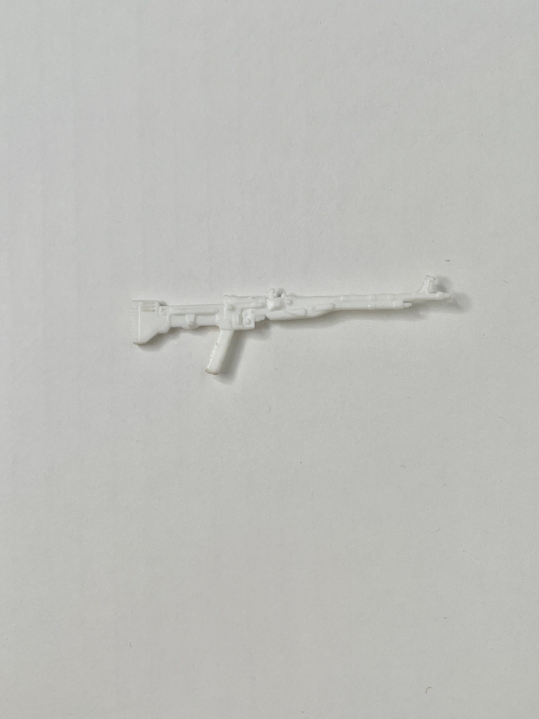 White XM60E3 7.62mm Machine Gun to 1986 Iceberg V1 GI Joe Hasbro Action ...