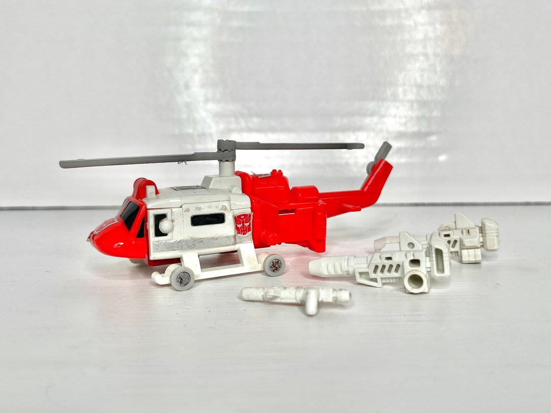 1986 Blades Orange Helicopter Protectobots Combiners Autobot G1 ...