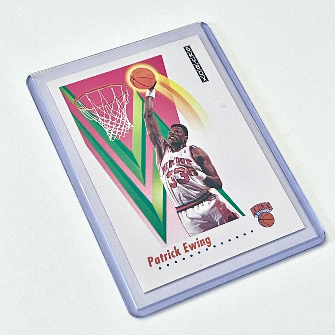 1991 Patrick Ewing Skybox 189 New York Knicks NBA Basketball Player Trading Card - Etsy