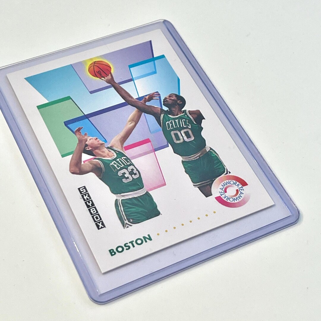 1992 Larry Bird Skybox 460 Teamwork Boston Celtics NBA Basketball ...