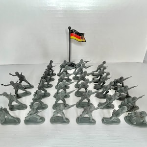 1982 Super Battle Action Set Nasta Army Men Germany USA World War - Etsy