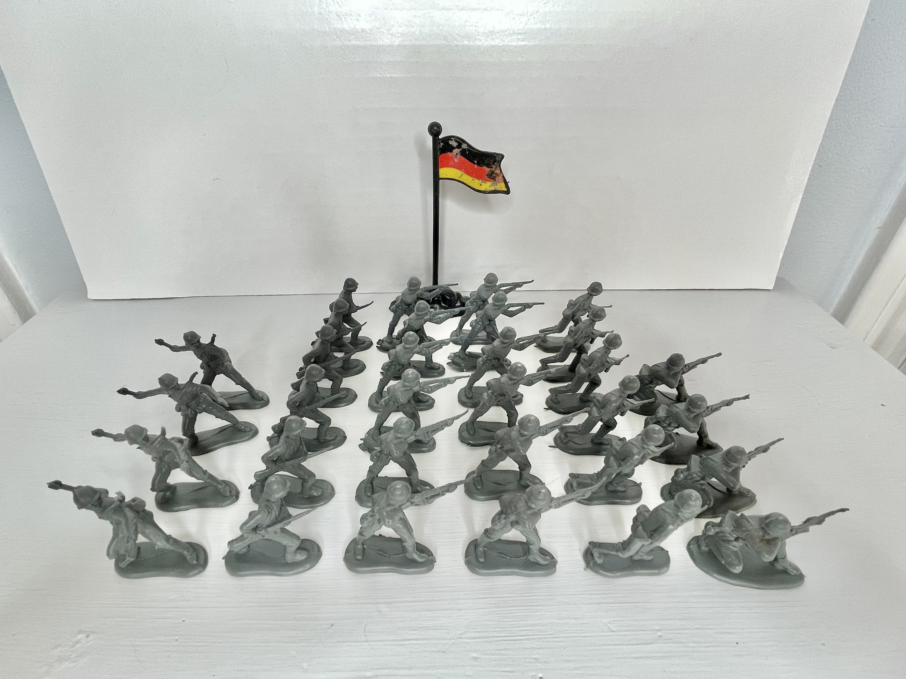 1982 Super Battle Action Set Nasta Army Men Germany USA World War - Etsy