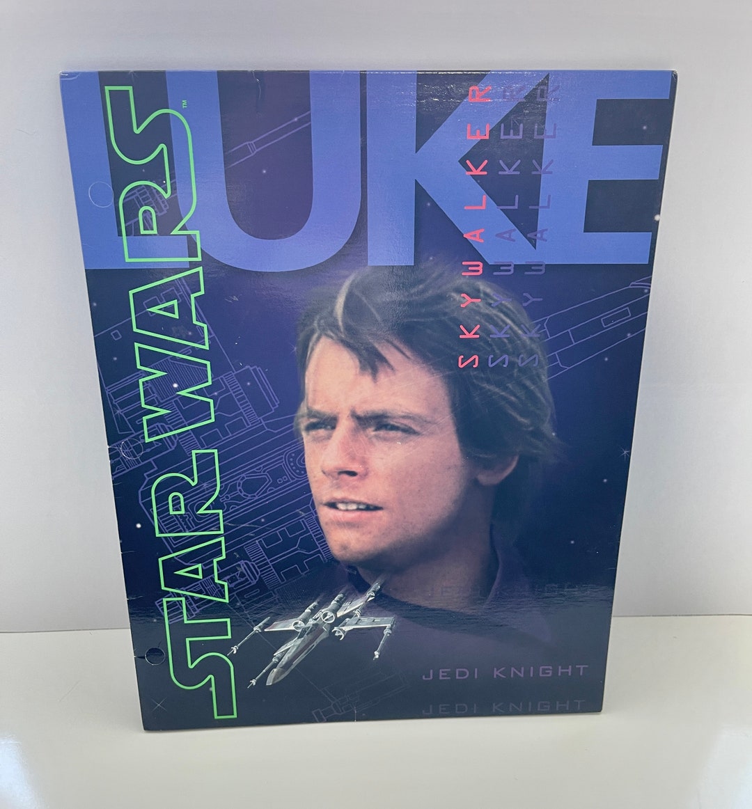 1996 Star Wars Luke Skywalker Mead Folder Lucasfilm - Etsy