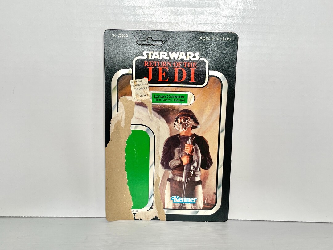 Original Packaging to 1983 Lando Calrissian Star Wars Return of the ...