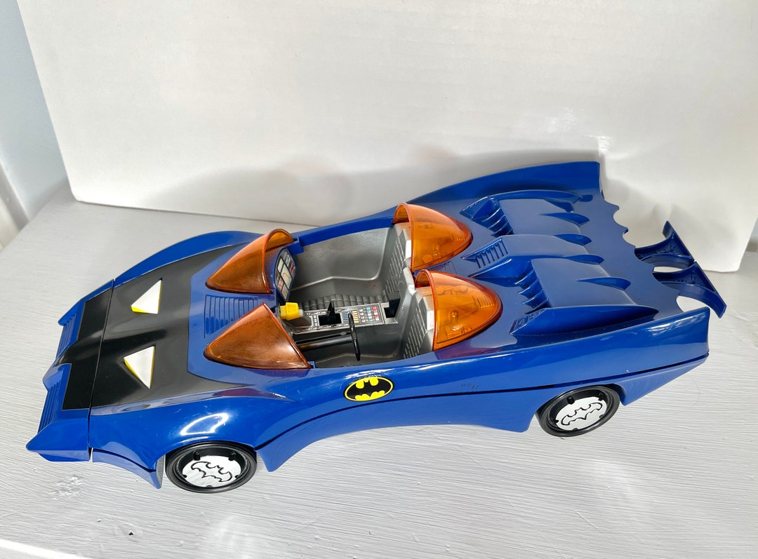1984 Batmobile Super Powers Batman and Robin DC Comics Kenner Car Caped ...
