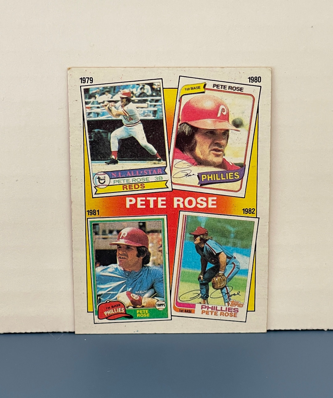 1986 Pete Rose Topps 6 Pete Rose Years MLB Baseball Trading Card - Etsy