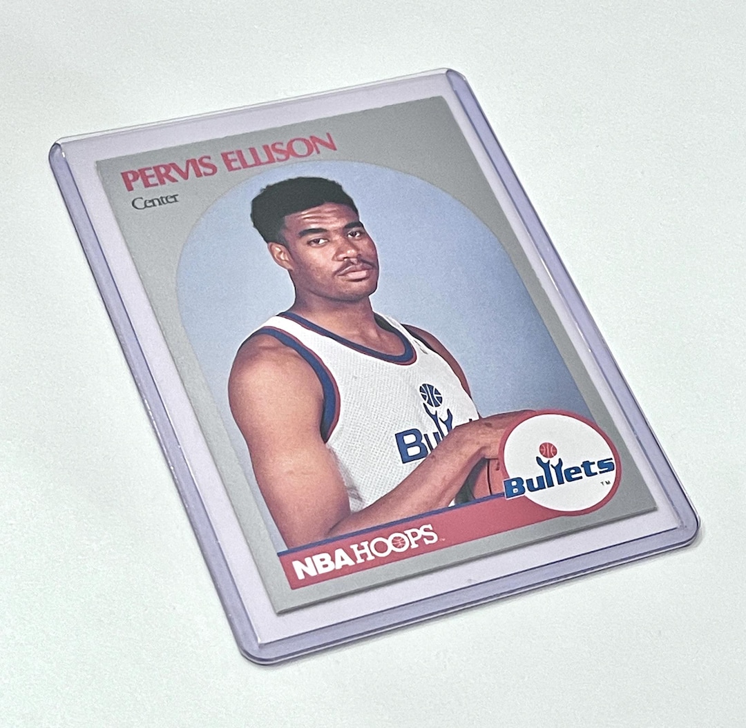1990 Pervis Ellison NBA Hoops 438 Bullets NBA Basketball Player Trading ...