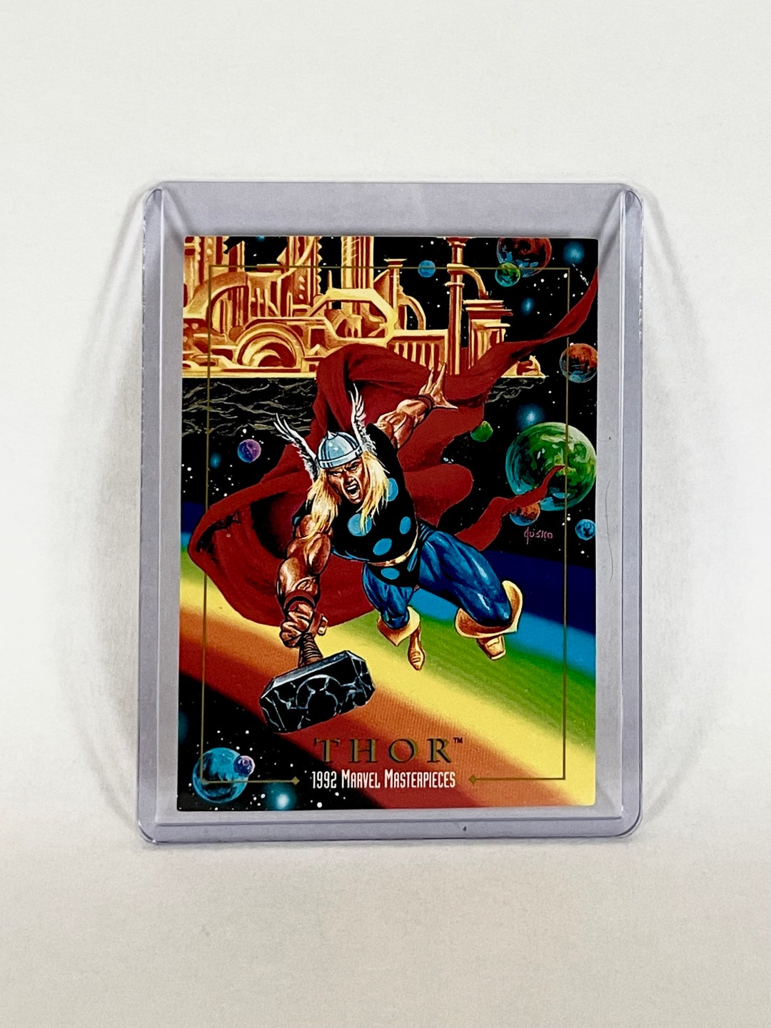 Thor 1992 Sky Box #92 Marvel Masterpiece Comic Trading Card - Etsy