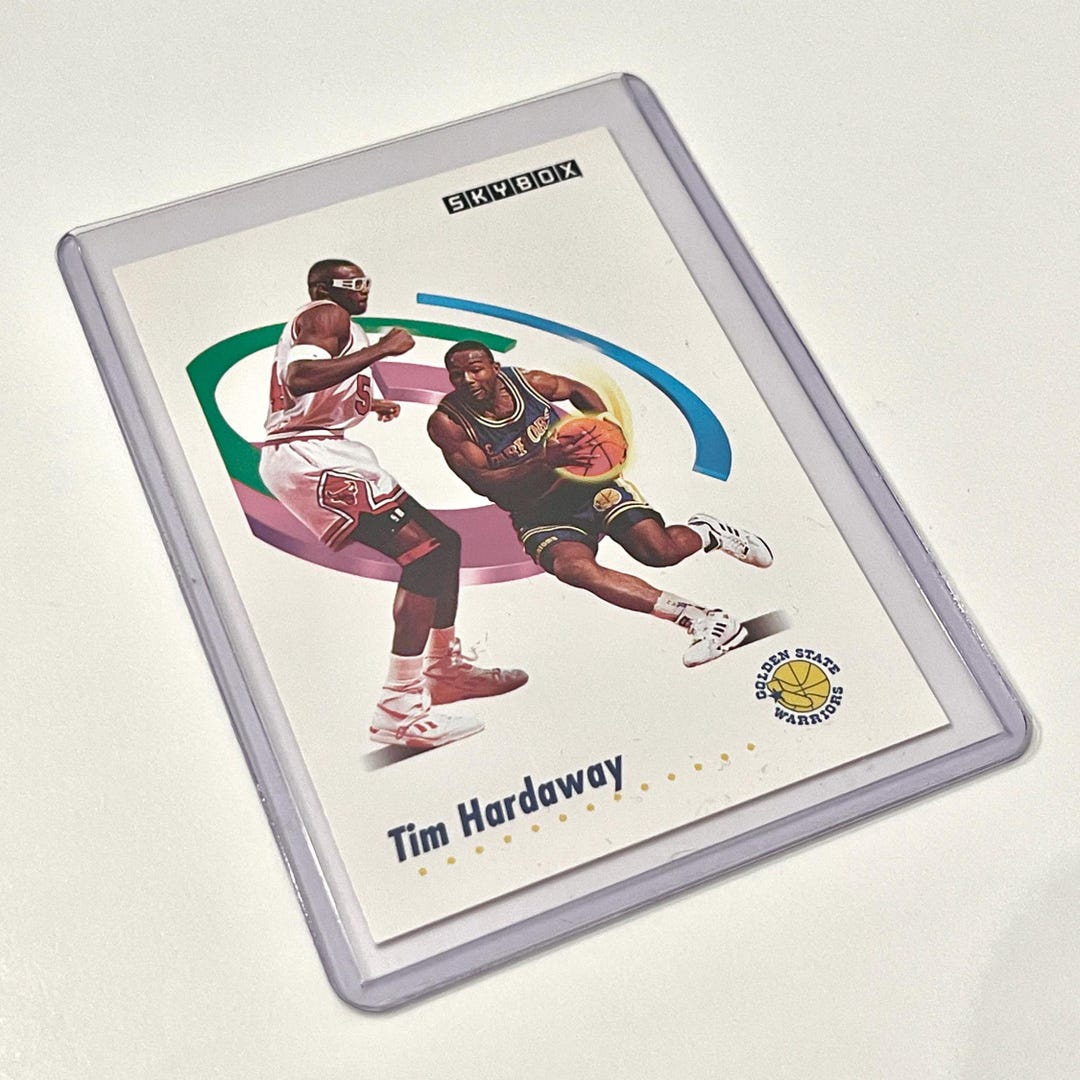 1991 Tim Hardaway Skybox 90 Golden State Warriors NBA Basketball Player ...