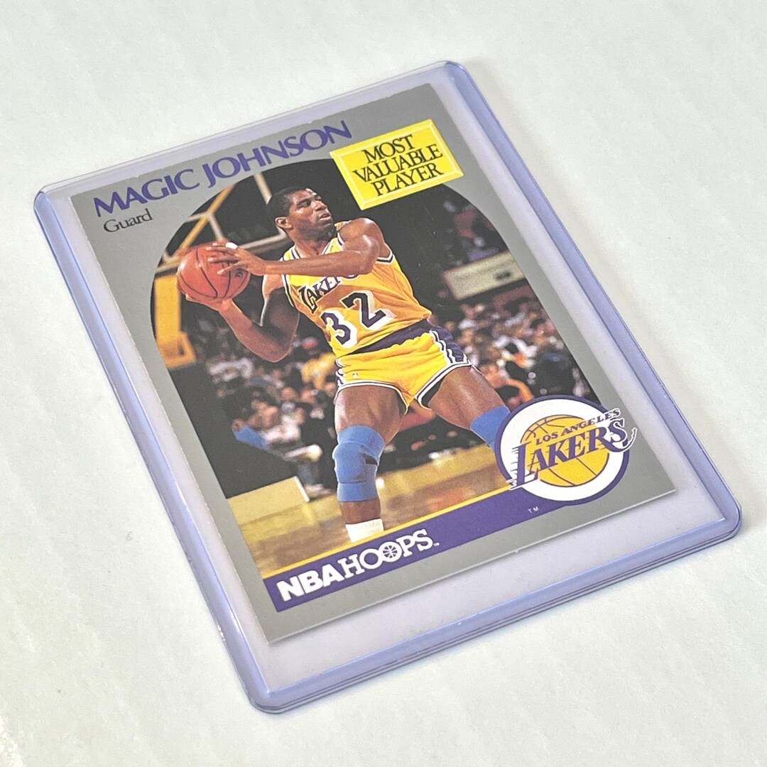 1990 Earvin Magic Johnson NBA Hoops 157 MVP Lakers NBA Basketball ...