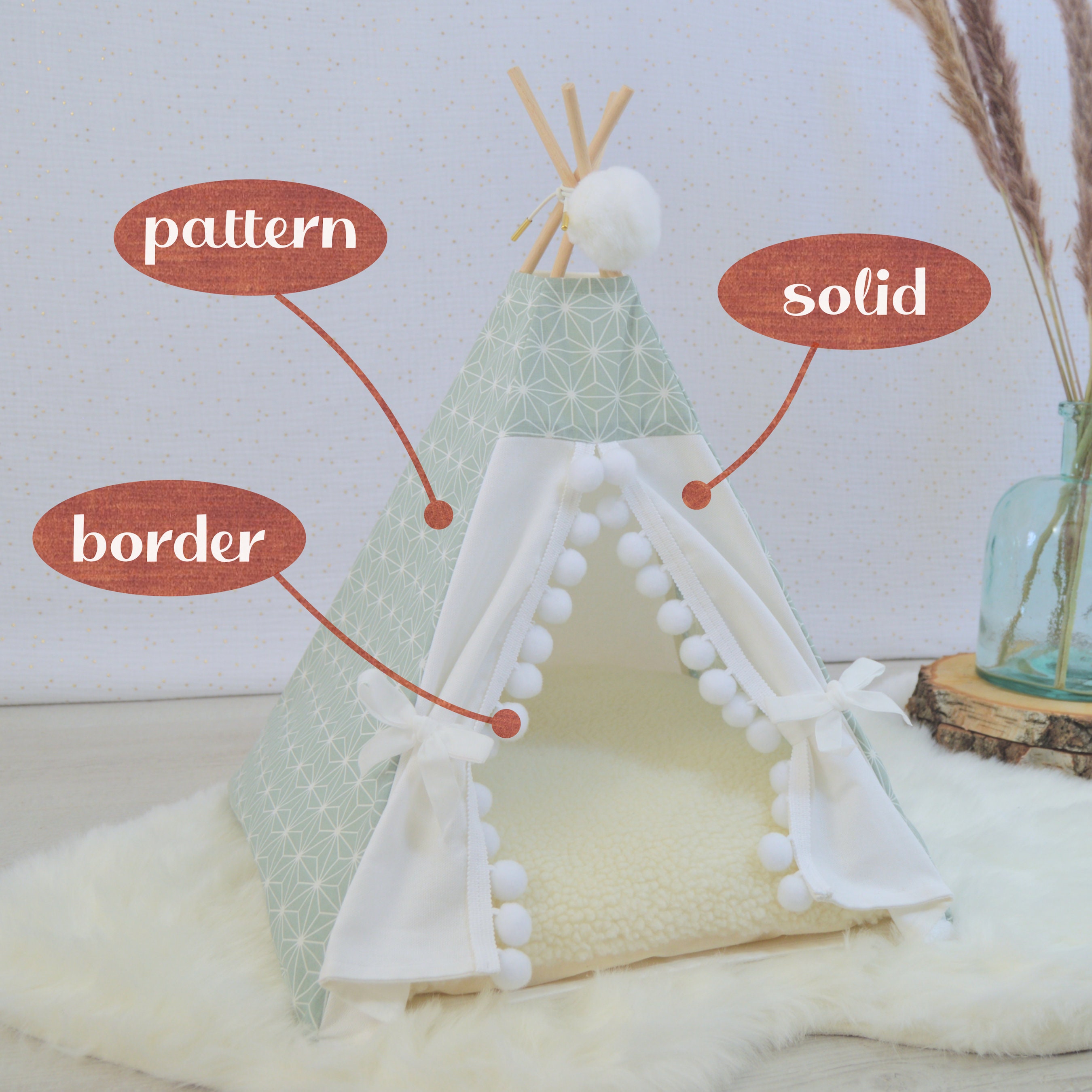 Personalized Rabbit Teepee or Custom Guinea Pig Tent Design - Etsy