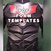 Universal Bat Armor Foam TEMPLATES - Etsy