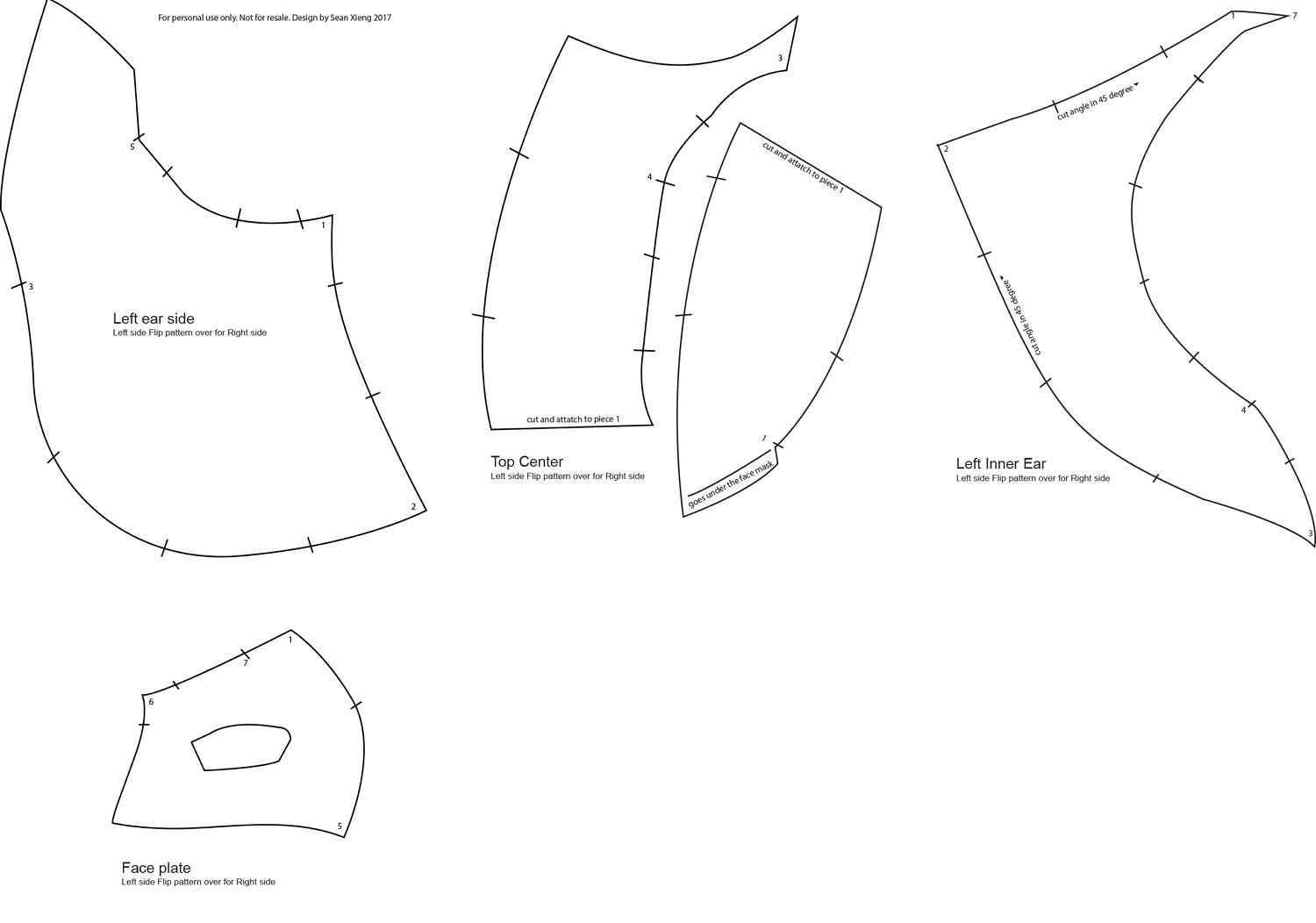 Wolverine Foam Helmet Templates for Cosplay Costume | Etsy Australia