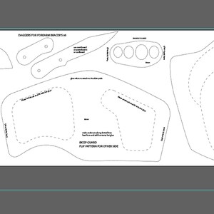 RH Arm Armor Templates - Etsy