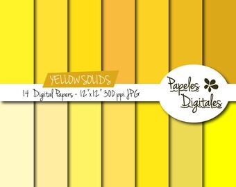 Pastel Solid Digital Paper Pack - Digital Papers / Printable ...