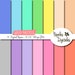Pastel Solid Digital Paper Pack - Digital Papers / Printable ...