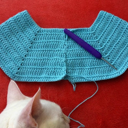 How to Crochet OPEN SQUARE YOKES Detailed Tutorial With Step - Etsy