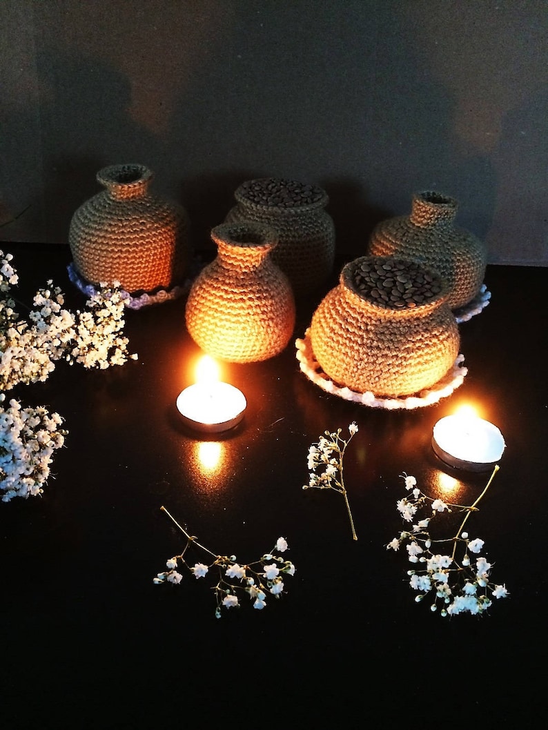 JAR CROCHET PATTERN / Crochet Jar Pattern / Crochet Pattern for ...