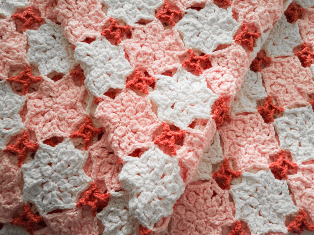 CROCHET PINWHEEL AFGHAN Pattern / Pinwheel Blanket Crochet Pattern ...